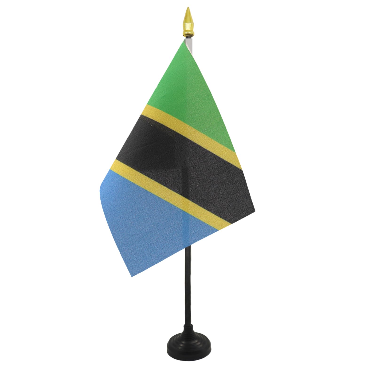 Amazon.com: Tanzania Table Flag 4'' x 6'' - Tanzanian Desk Flag 15 x 10 ...
