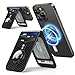 Amazon.com: Kimguard for Magsafe Wallet Stand with Airtag Holder, Strong Magnetic Wallet for ...