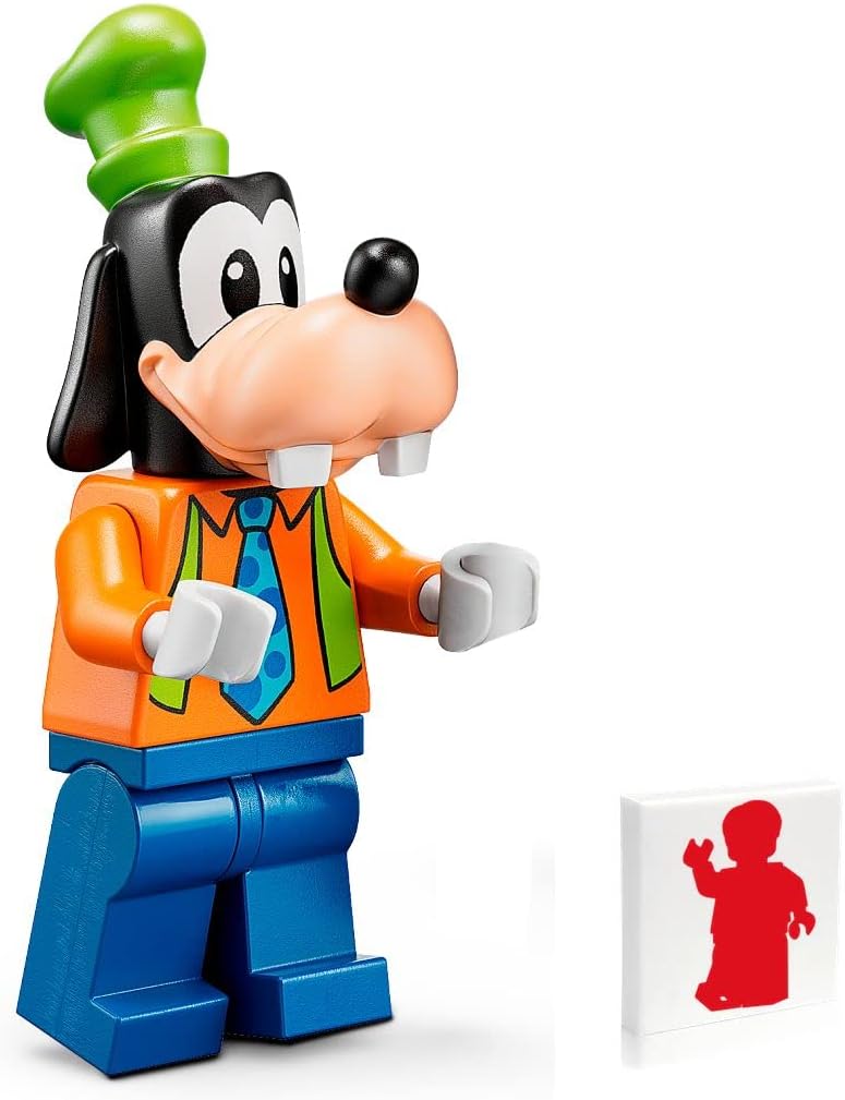 LEGO Disney Mickey and Friends Minifigure - Goofy (Orange Shirt, Tie ...