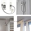HASTHIP® Child Safety Window Lock Chain Door Latch with Key Window ...