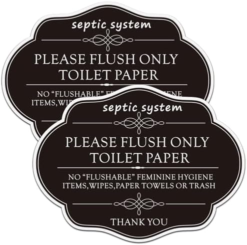 Amazon.com : Do Not Flush Rules Bathroom Signs,RAMIEYOO Designer Sign ...