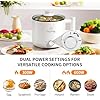 Amazon.com: Food Party Hot Pot Electric Pot for Cooking Ramen Cooker 1 ...