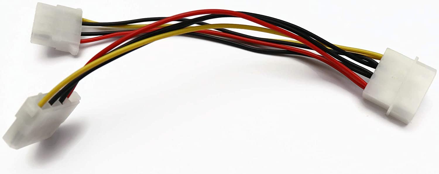 Electronic Spices ATX Molex 4 Pin Male to Female Power Supply Extension ...