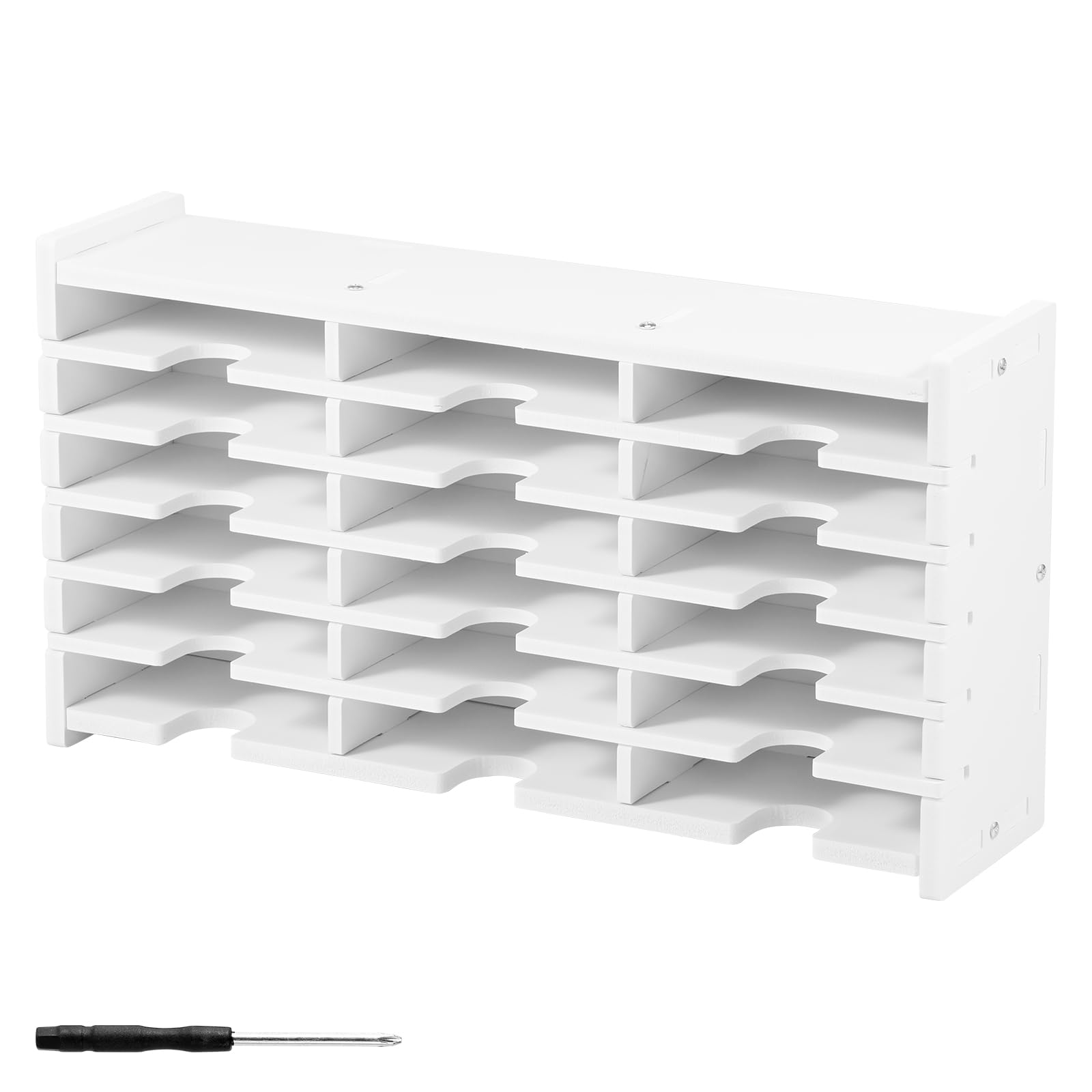 Amazon.com: PTMTFYL 18 Slots Ink Pad Rack, Ink Pad Holder and Stamp Pad ...