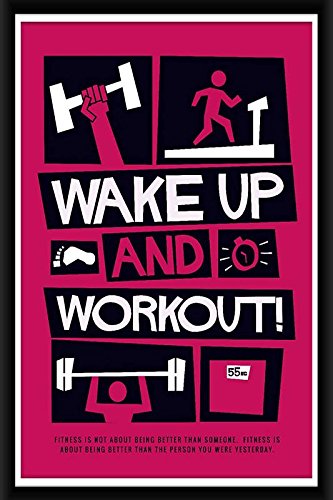 Green Panda®- Gym Posters Framed |Motivational Posters for Room - Daily ...