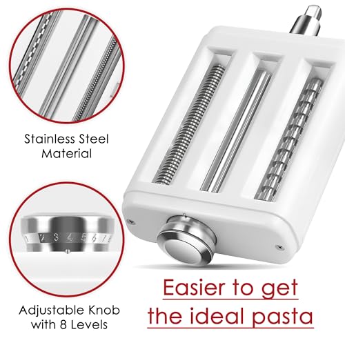 Snapklik.com : Pasta Maker Attachment 3 In 1 Set For KitchenAid Stand ...