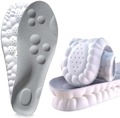 Amazon.com: 2 Pair 4D Cloud Technology Insole Super Soft Comfort Insoles | U-Shape Memory Foam ...