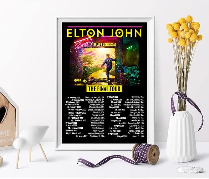 Amazon.com: Elton John Farewell Tour 2022 Poster: Posters & Prints