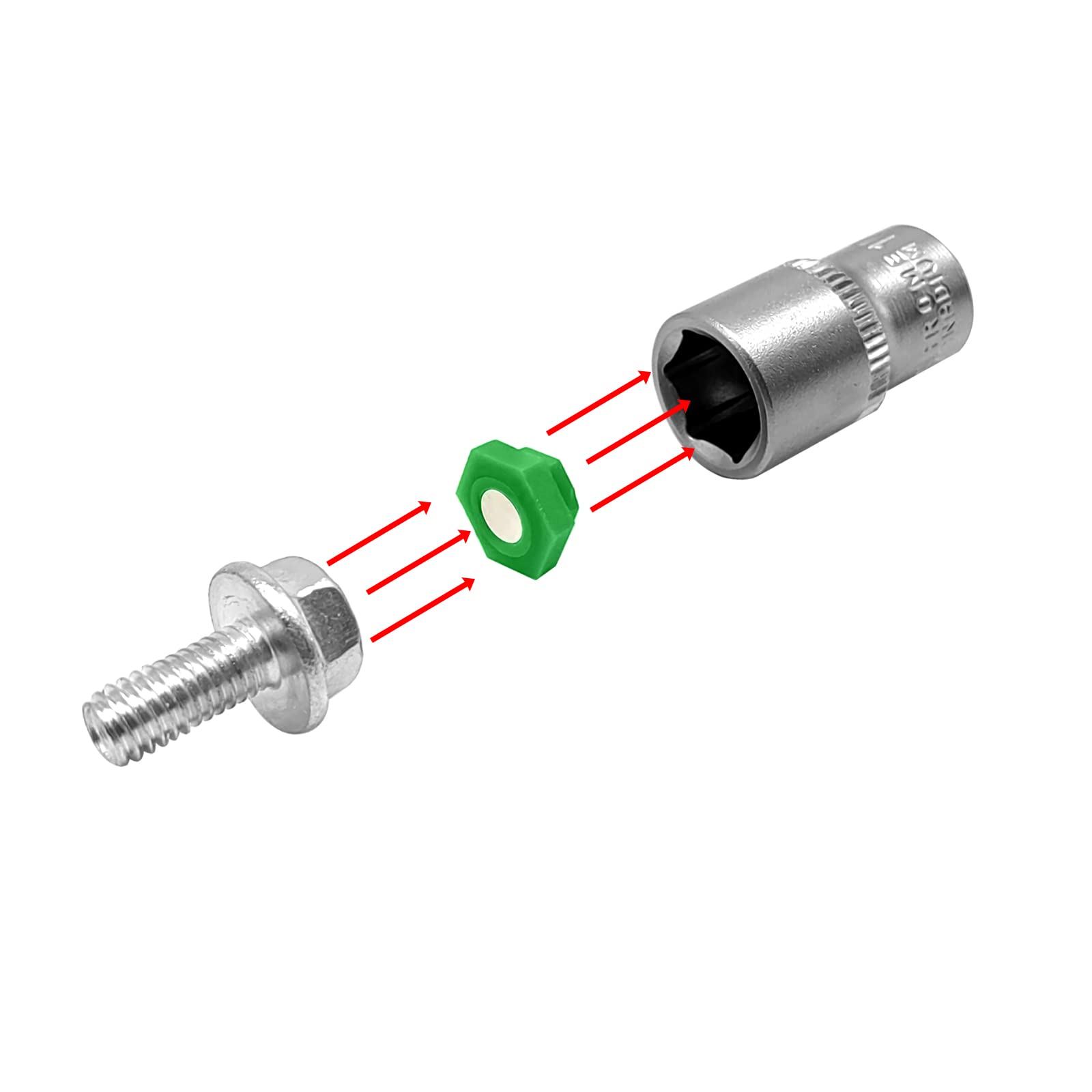 Snapklik.com : AUPREX 21Pcs SAE And Metric Magnetic Socket Insert ...