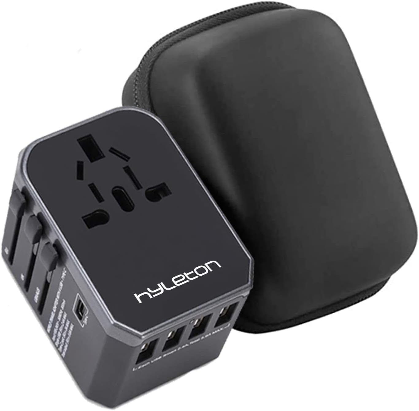 Reiseadapter Reisestecker Weltweit 224+ Ländern 5.6A Fast Charge ...
