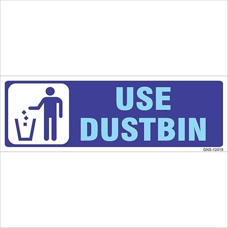Aditya Sign Use Dustbin Sign Board - for office | home | Industry ...