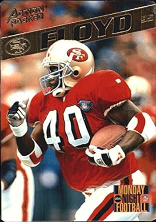 Amazon.com: 1995 Action Packed Monday Night Football #11 William Floyd ...