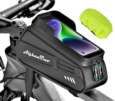 Amazon.com: Alphantino Bike Phone Holder Bag - Waterproof Hard Case ...