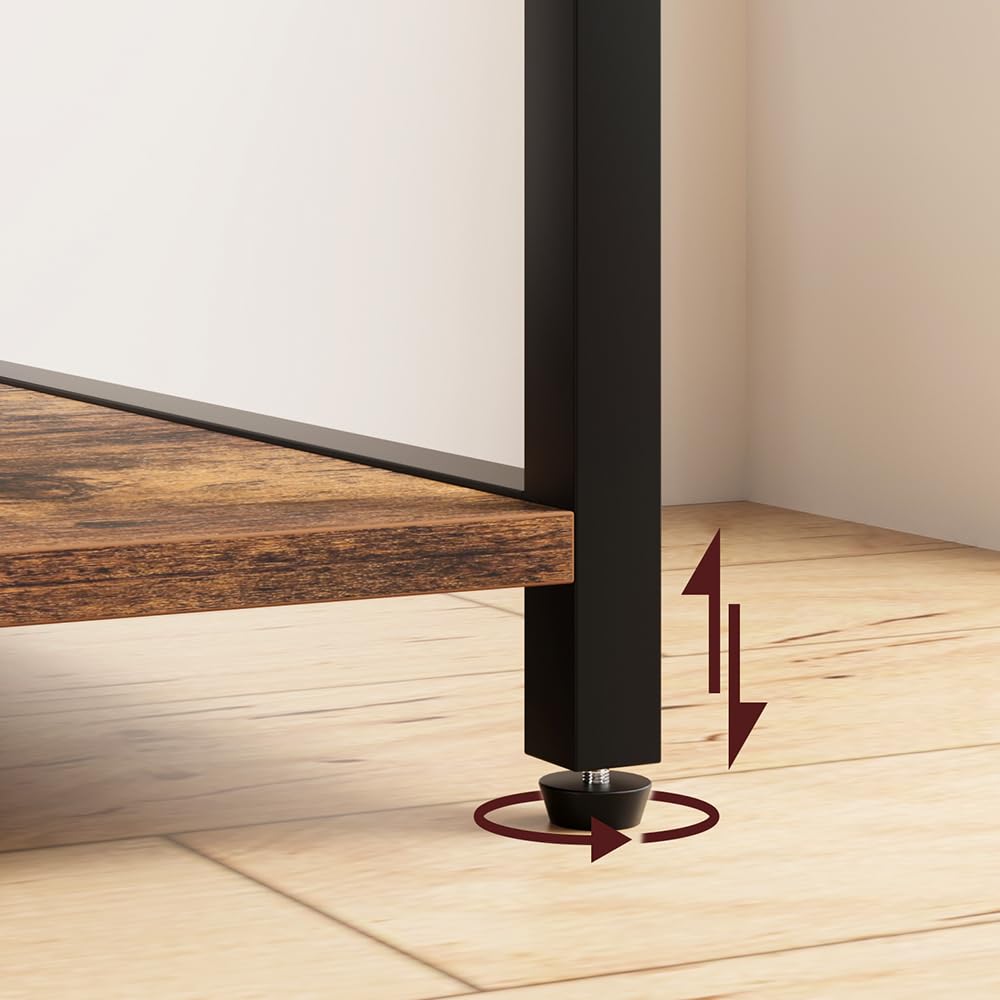 IDEALHOUSE Wine Bar Rack Cabinet, Freestanding Wine Cabinet with Glass ...