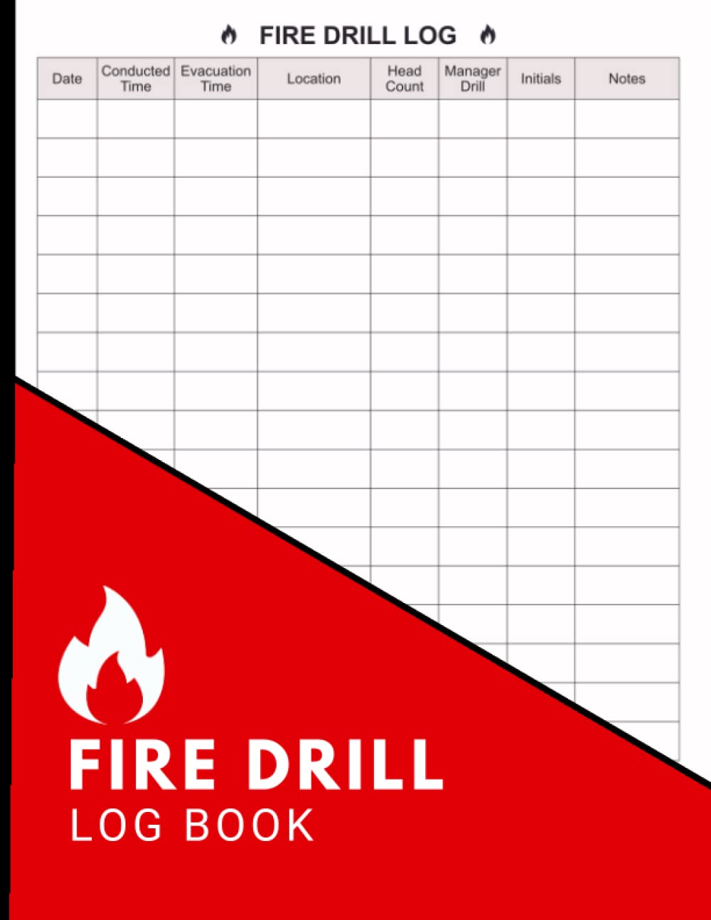 Buy Fire Drill Log Book: Emergency Evacuation Drill Log for schools ...