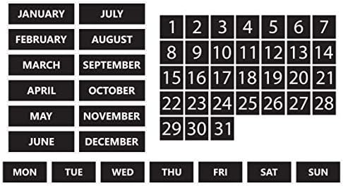 Amazon.com: Days of The Week Magnets by DCM Solutions (Blue) : Office ...