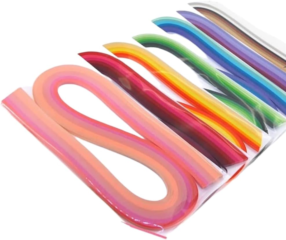 Amazon.com: ODETOJOY Multi-Color Paper Quilling Strips Set - 6 Gradient ...