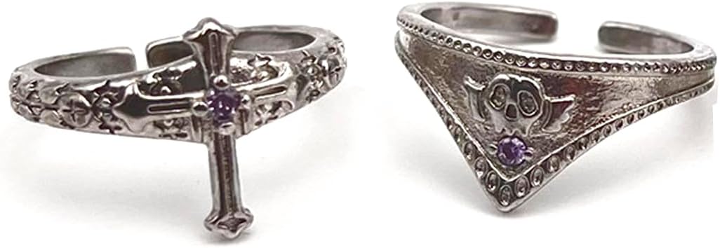 Amazon.com: 2pcs Chrollo Lucilfer Cosplay Ring,Anime Feitan Cosplay ...