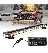 Amazon.com: LUMENIX Rooftop Strobe Beacon Lights Bar Amber LED ...