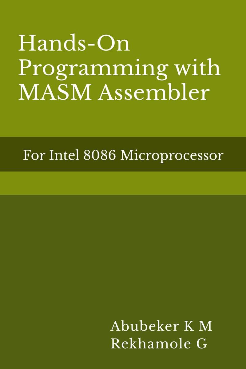Buy Hands-On Programming with MASM Assembler: For Intel 8086 ...