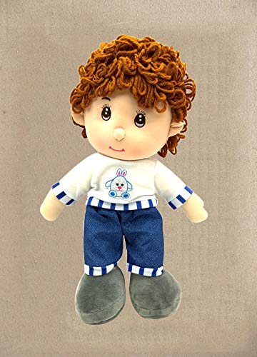 Emob 56cm Big Size Soft Fabric Boy Rag Doll Toy with Attractive Eyes ...