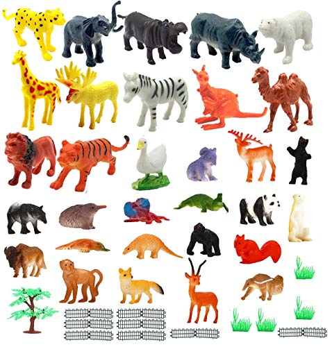 Buy HARDI THRIVE Wild Animal Toys Play Set,Realistic Small Size Wild ...