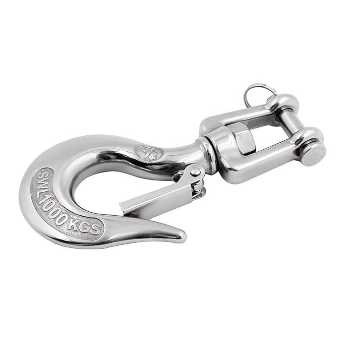 Buy SHENGHUISS 3/8'' (SWL 1000KGS) Clevis Slip Hook,Stainless Steel 304 ...