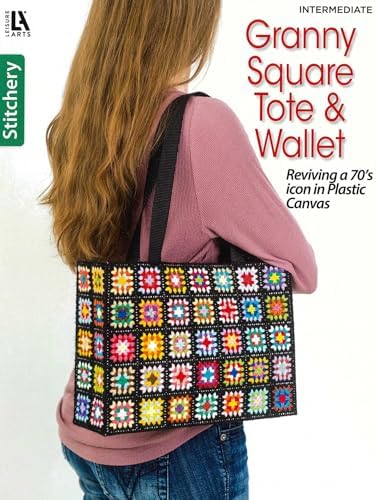 Granny Square Tote & Wallet: Reviving a 70's Icon in Plastic Canvas ...