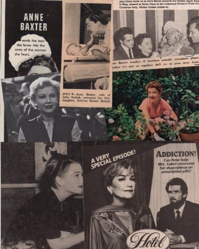 Anne Baxter Clipping Magazine photos orig M9783 at Amazon's ...