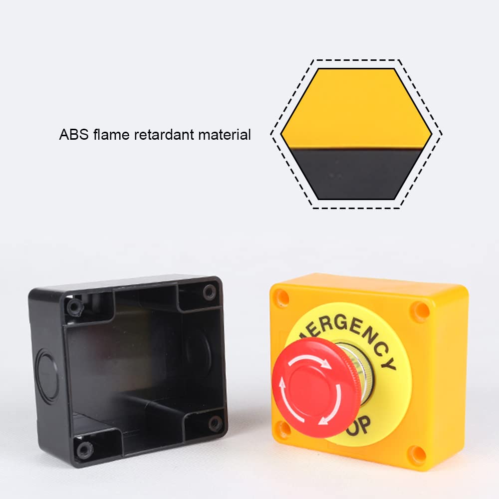 MANTTH 1 Set Emergency Stop Push Button Switch Emergency Stop Switch ...