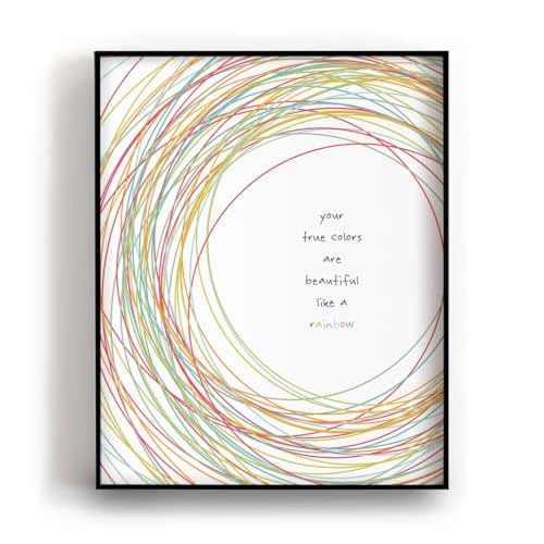 Amazon.com: Inspirational Wall Art Print Poster - Inspirational Song ...