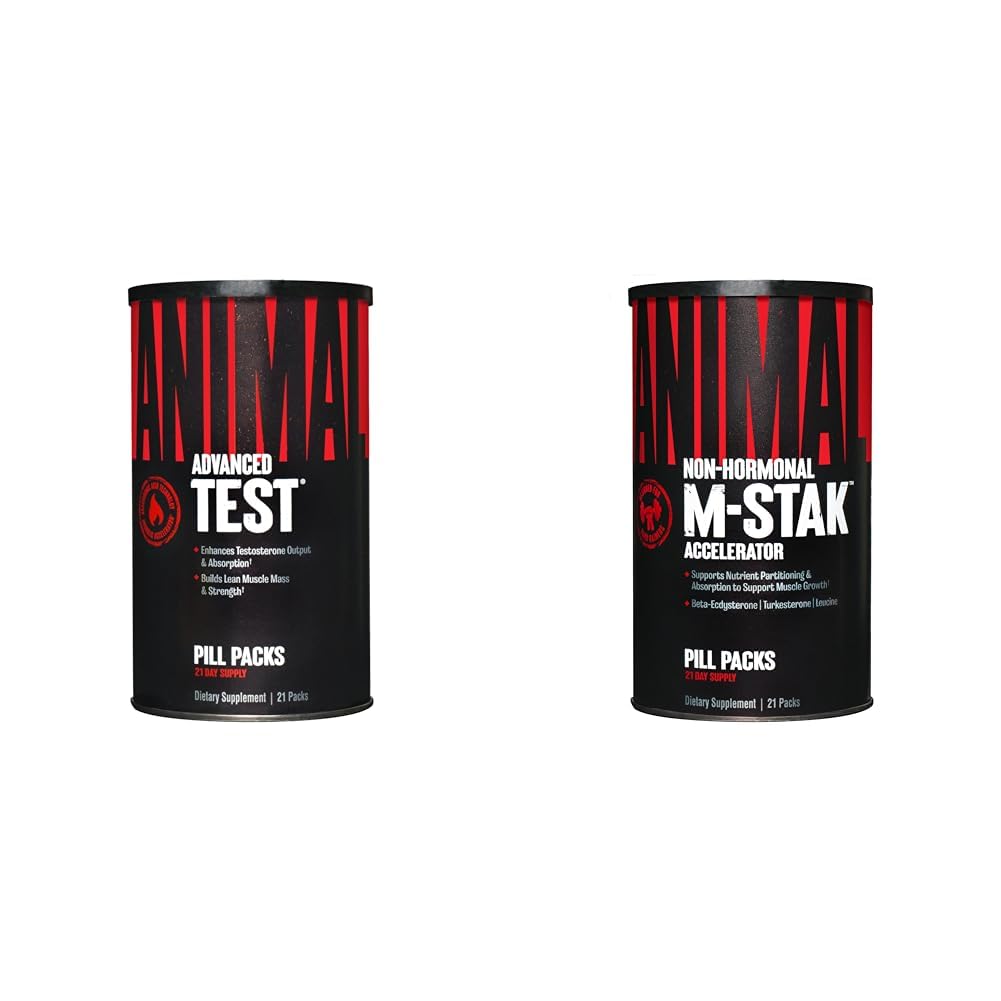Amazon.com: Animal Prueba de testosterona Booster ciclo de 21 días y ...