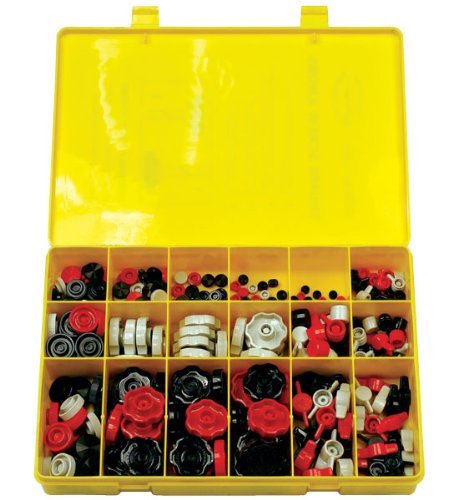 SHEAR-LOC 340pc Shear-Loc Thumb ScrewKnob Assortment set - Thread Size ...