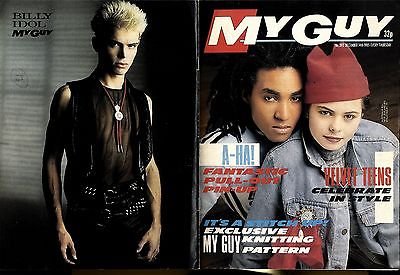 MY GUY MAGAZINE 14/12/1985 A-HA POSTER, BILLY IDOL,: Amazon.co.uk: Books