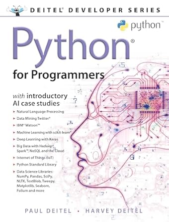 Python for Programmers 1, Deitel, Paul, Deitel, Harvey, eBook - Amazon.com