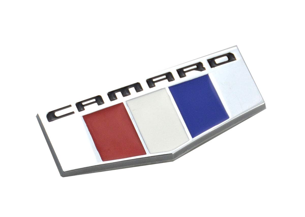 Amazon.com: Aimoll 1Pc Camaro M Emblem 3D Badge Front Right Left Fender ...