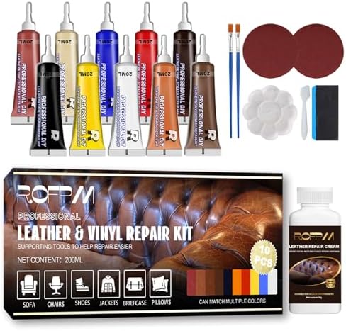 Amazon.com: Leather Repair Kit for Furniture Vinyl Repair Kit for Car ...