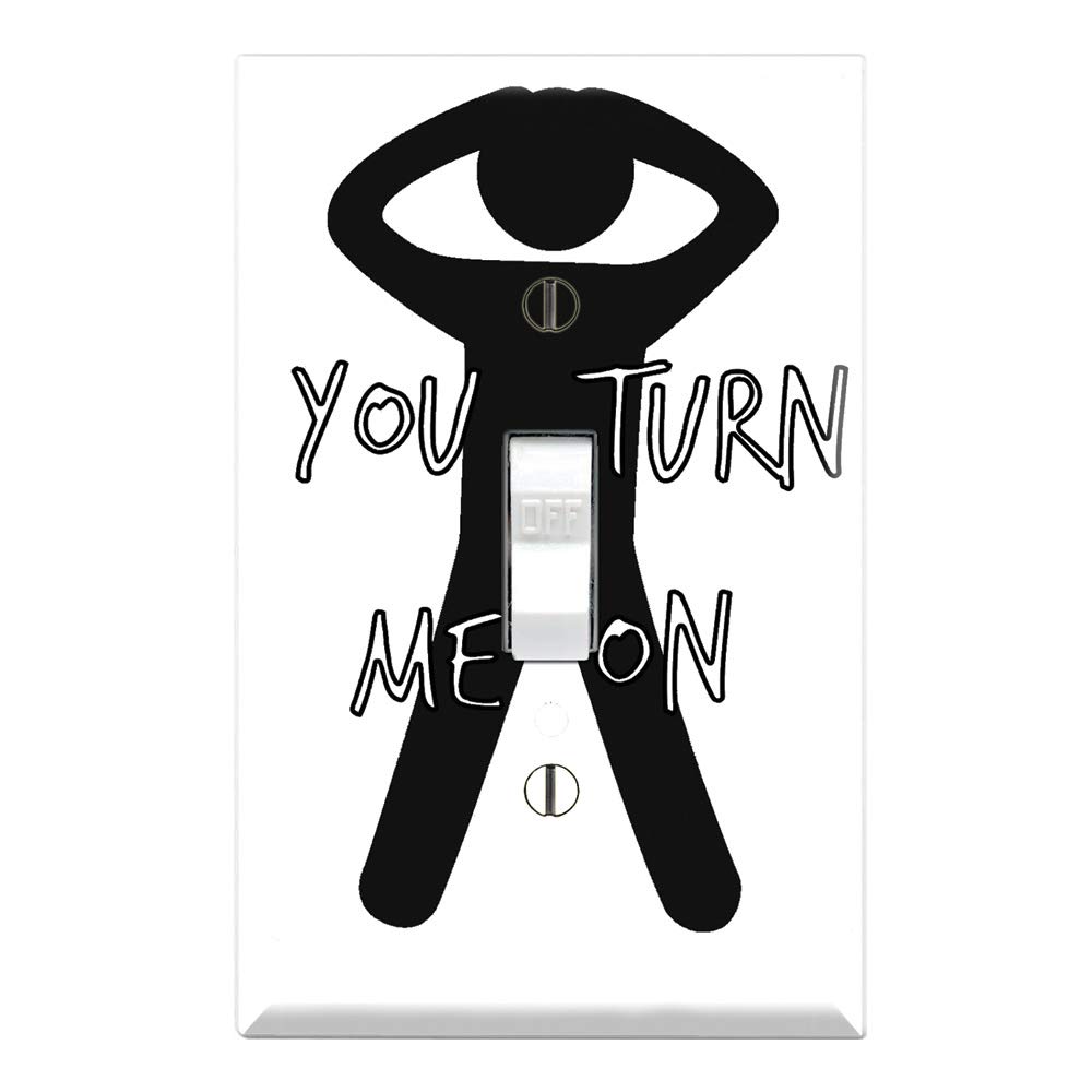 Graphics Wallplates - You Turn Me on - Single Toggle Wall Plate Cover ...