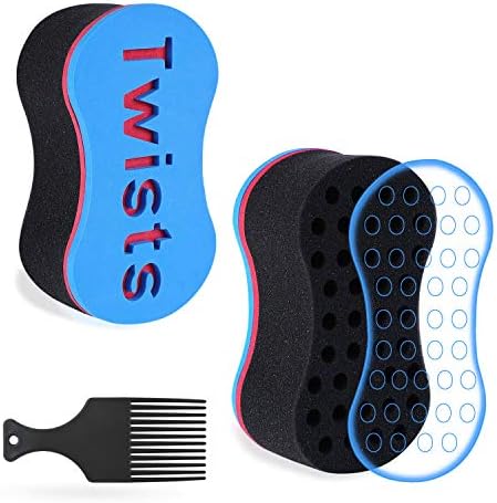 Amazon.com : Magic Twist Hair Sponges - Twist Sponge, Sponge Brush for ...