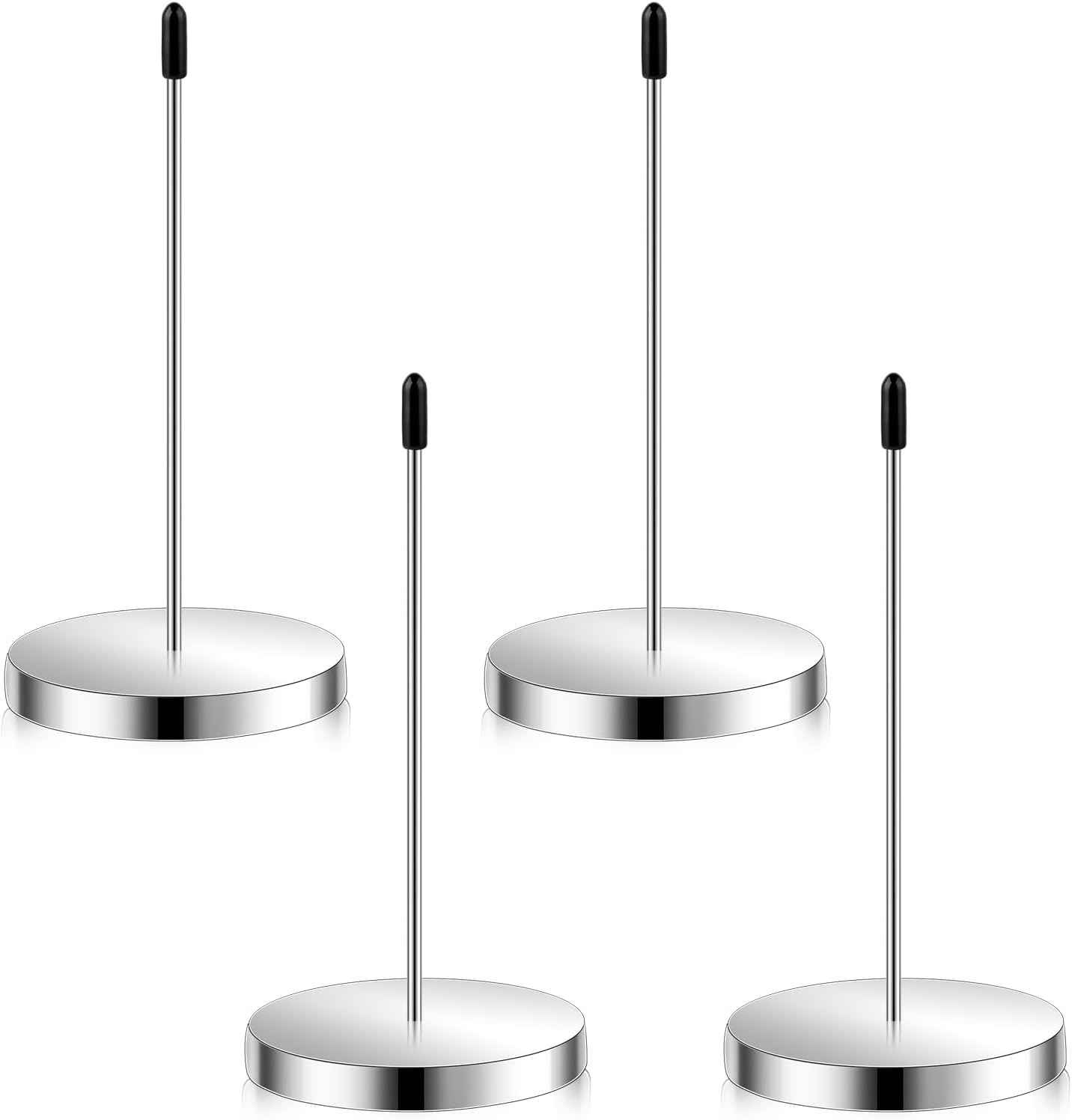 4pcs Stainless Steel Receipt Spike Holder - Straight Rod Paper Ticket ...