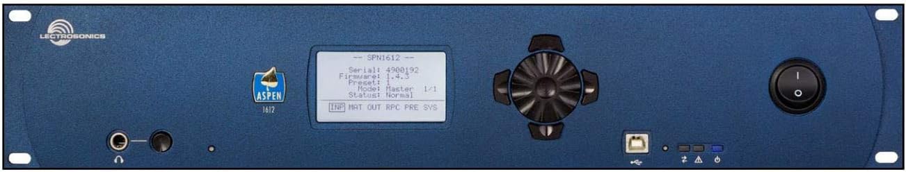 Amazon.com: Lectrosonics - SPN1612 - Digital Matrix Audio Processor ...