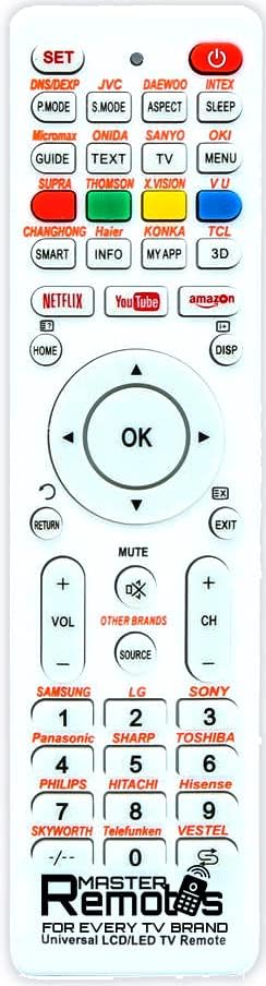 CHUNGHOP Universal IR Learning Remote Control for Smart TV VCR CBL DVD ...