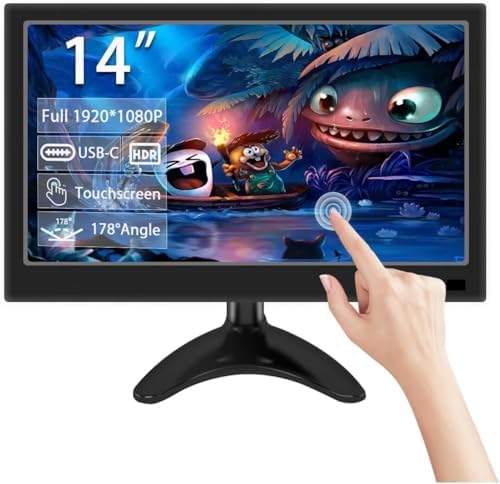 Amazon.com: 14 Inch Touchscreen Portable Monitor,Computer Monitor,Small ...