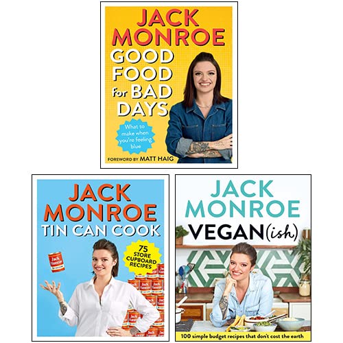 Jack Monroe Collection 3 Books Set(Tin Can Cook, Vegan (ish), Good Food ...