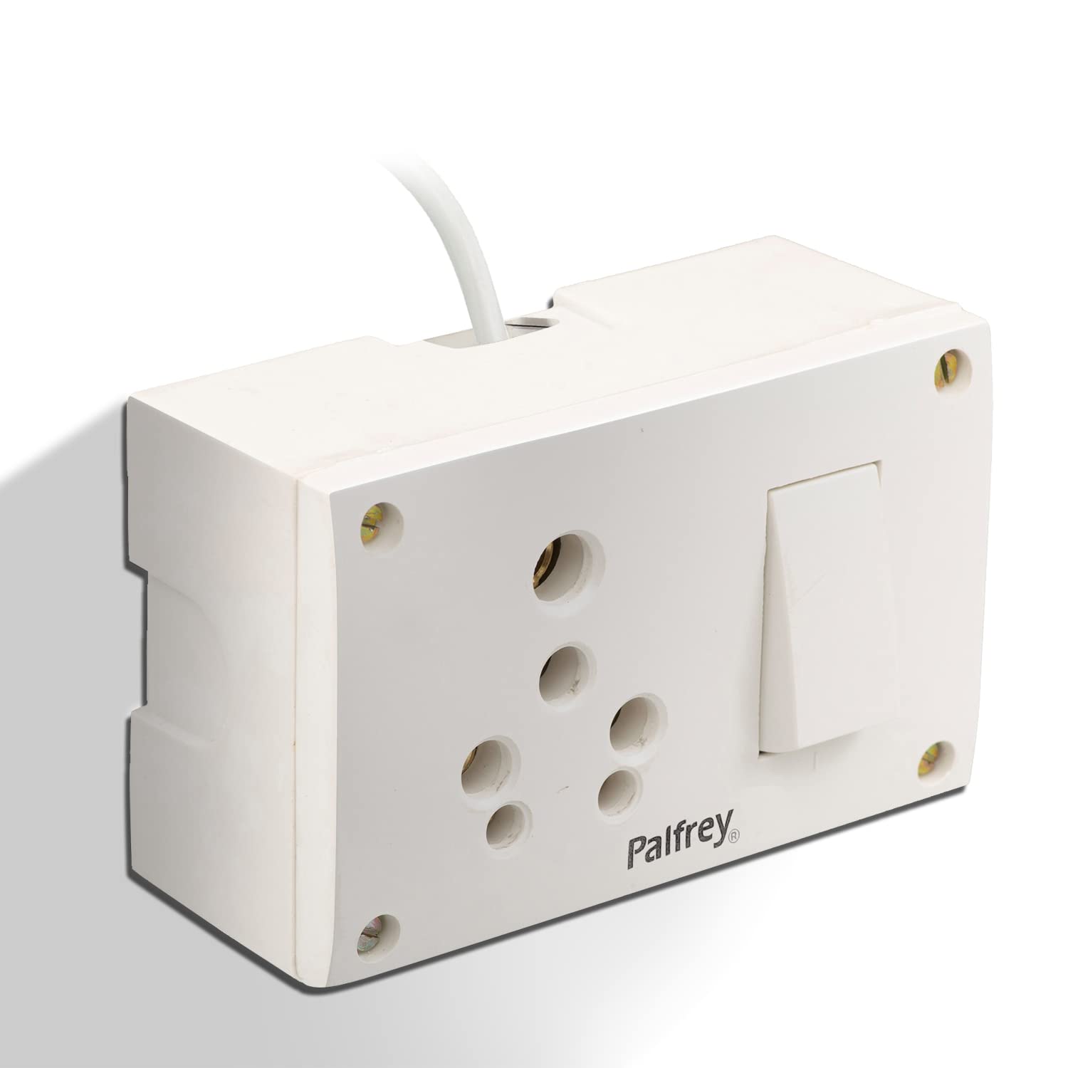Buy Palfrey White Heavy Duty Extension Board with Single 16A Switch and ...