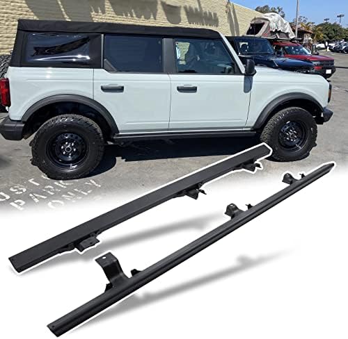 Amazon.com: Broaddict 4-Door Rock Rails Fit for 2021-2024 Ford Bronco ...