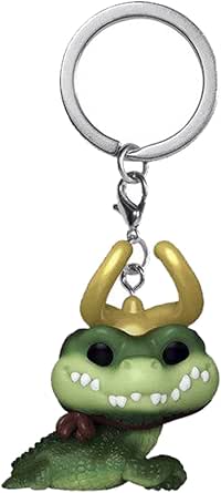 Amazon.com: Funko Pop! Keychain: Marvel - Loki - Alligator Loki Novelty ...
