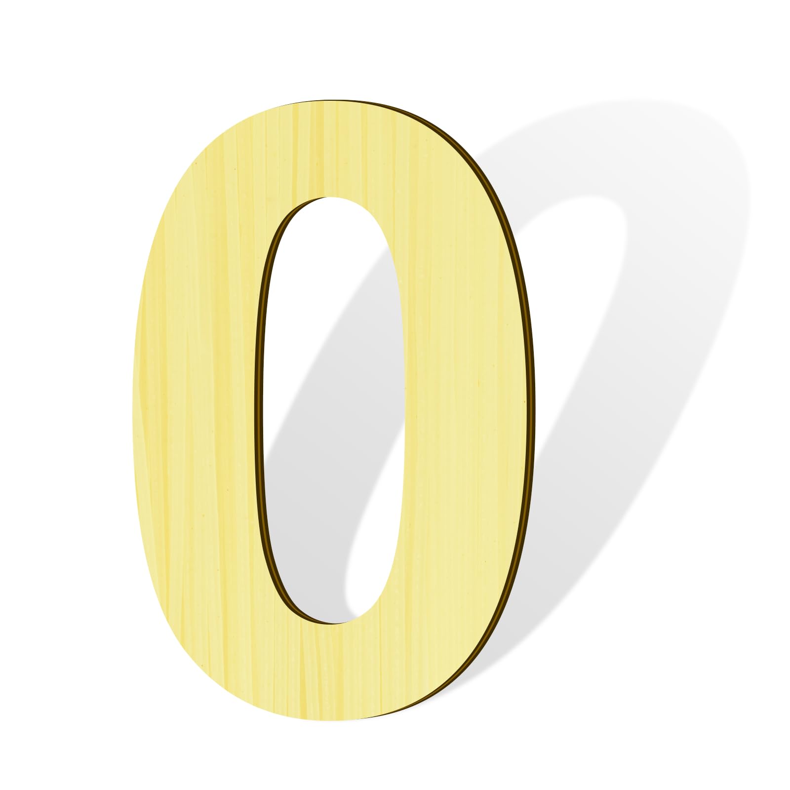 Amazon.com: 17 Inch Large Wooden Numbers, Solid 0.2 Inch Thickness Wood ...