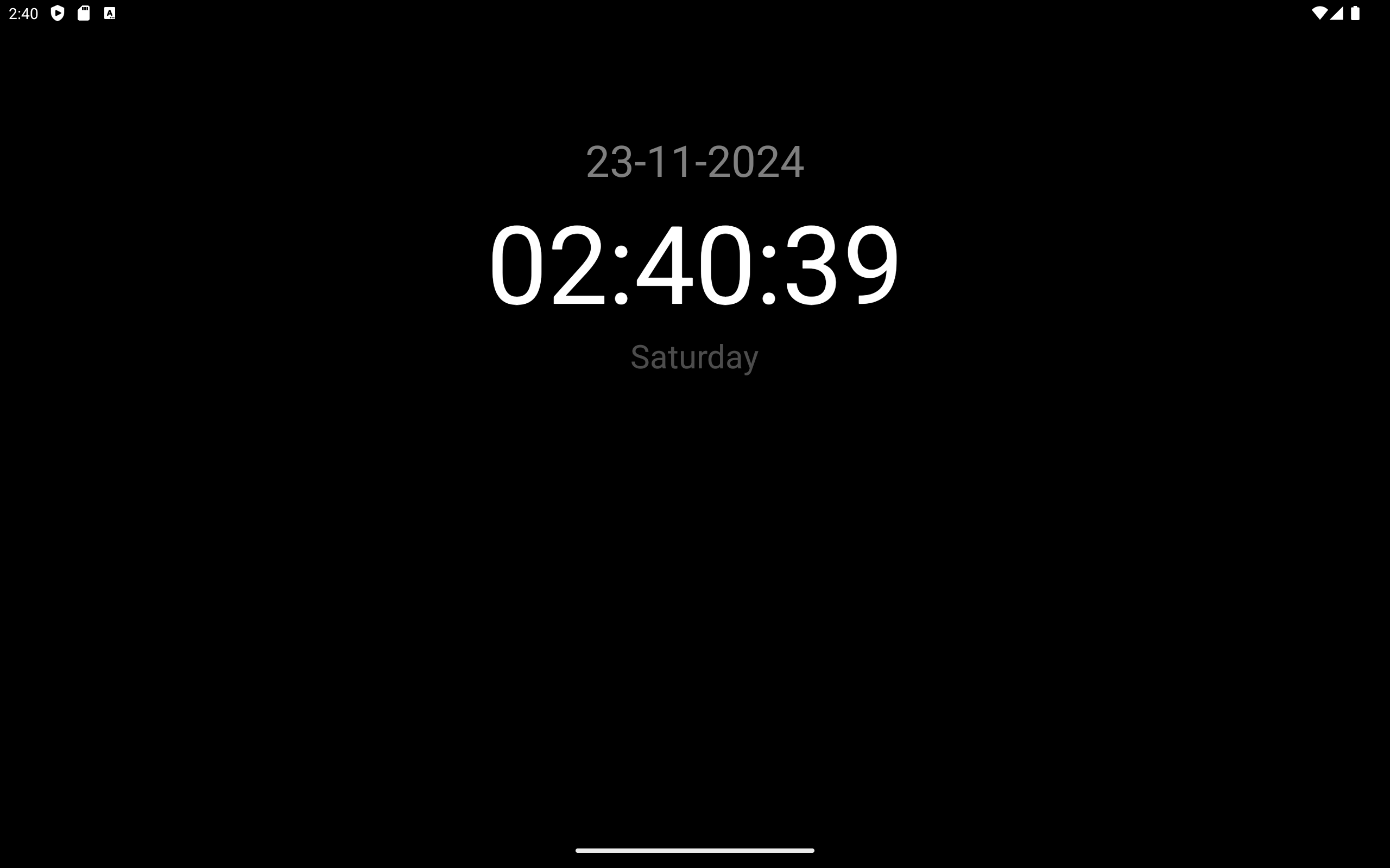 Minimal Aesthetic Digital Clock-Amazonアプリストアのアプリ