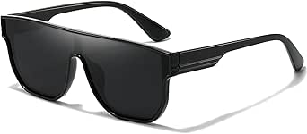 Amazon.com: LVIOE Oversized Big Large Sunglasses for Men Women One ...